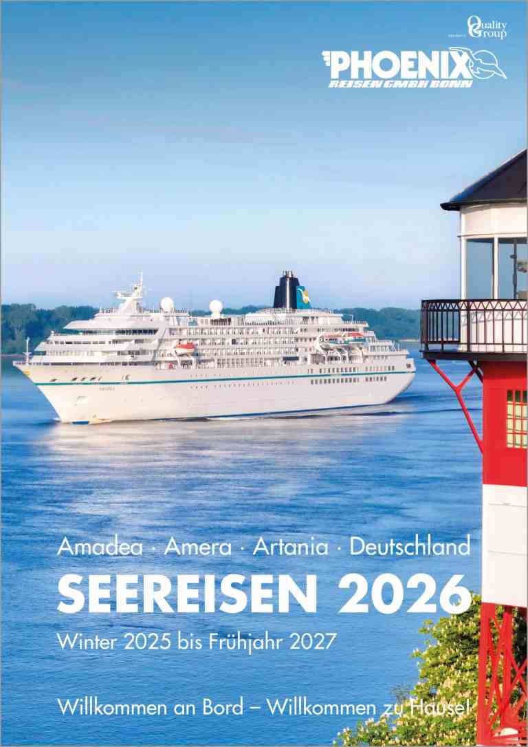 Phoenix Reisen Katalog „Seereisen 2026“ erscheint