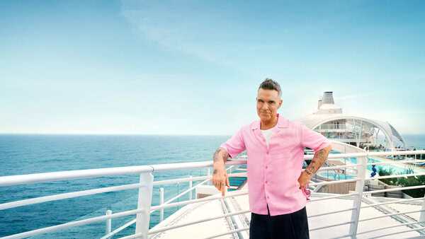 Robbie Williams tritt in der neuen Kampagne für Mein Schiff Relax auf