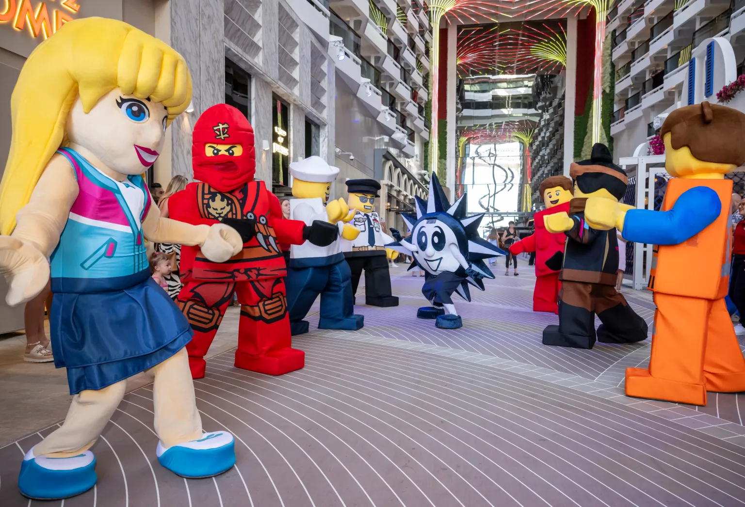 LEGO Parade on MSC World America- CREDIT ANTHONY DEVLIN, GETTY IMAGES ...